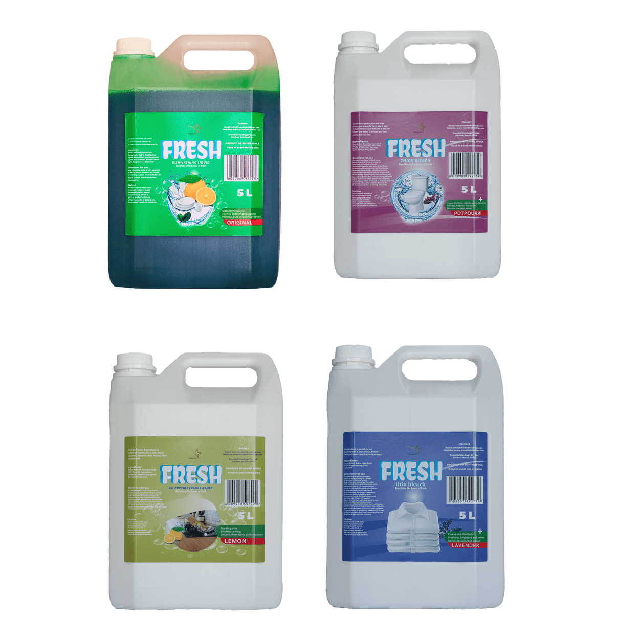 Cleaning Combo 5LT _ Regular – TRENDITD DETERGENTS