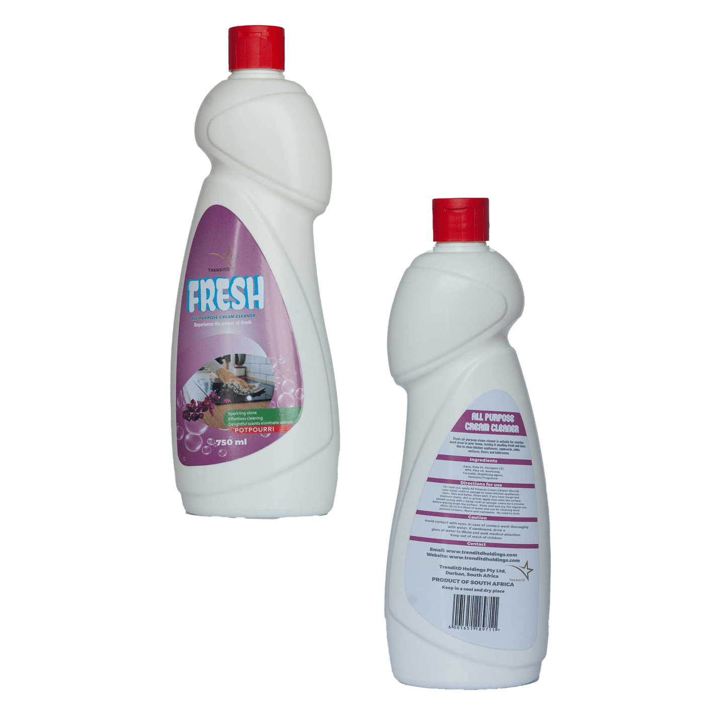2x All purpose cream cleaner 750ml double bundle deal – TRENDITD DETERGENTS